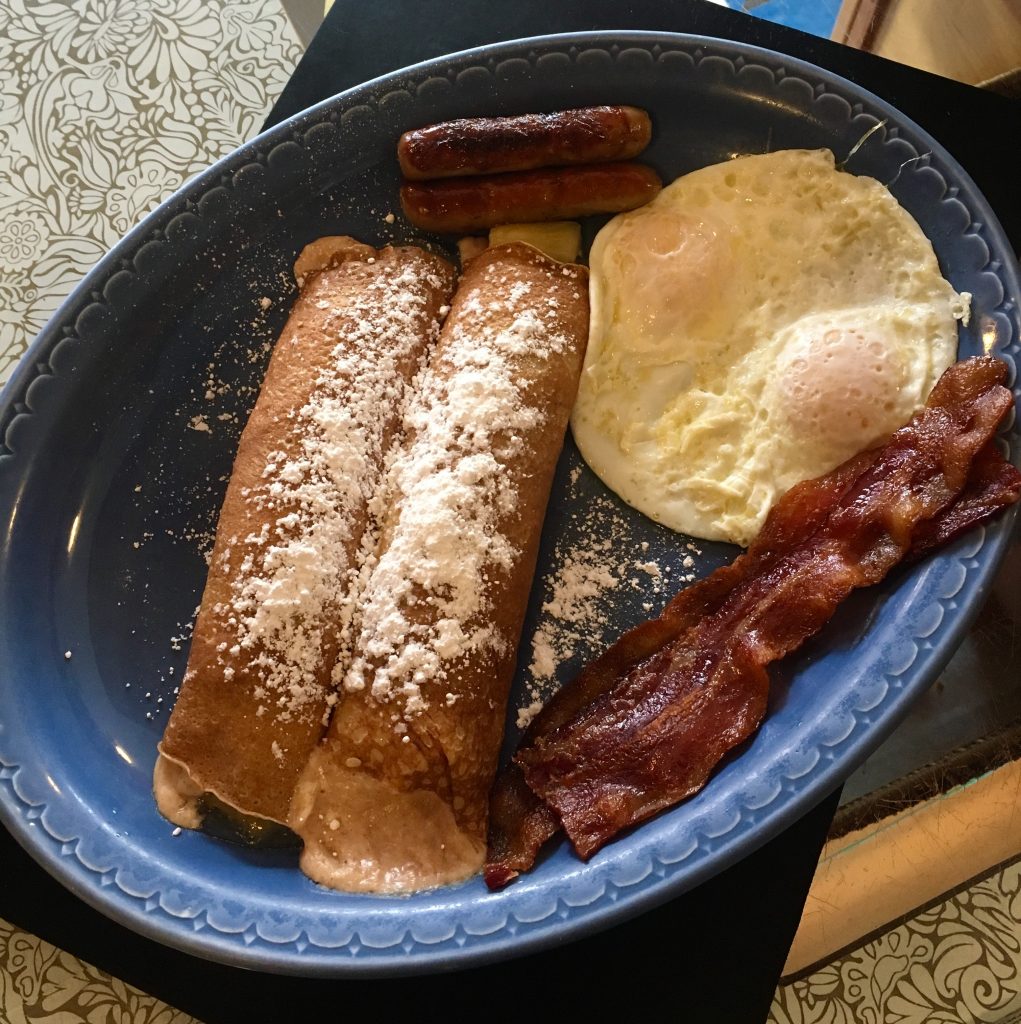 Pineapple Cream Crepes Full House | The Breadboard Restaurant In ...